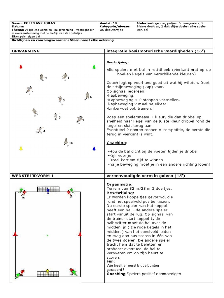Al Spelend Voetbal Aanleren | PDF