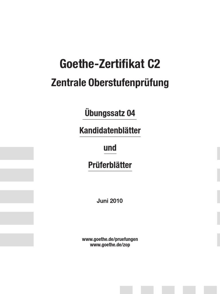 c2 Goethe | PDF
