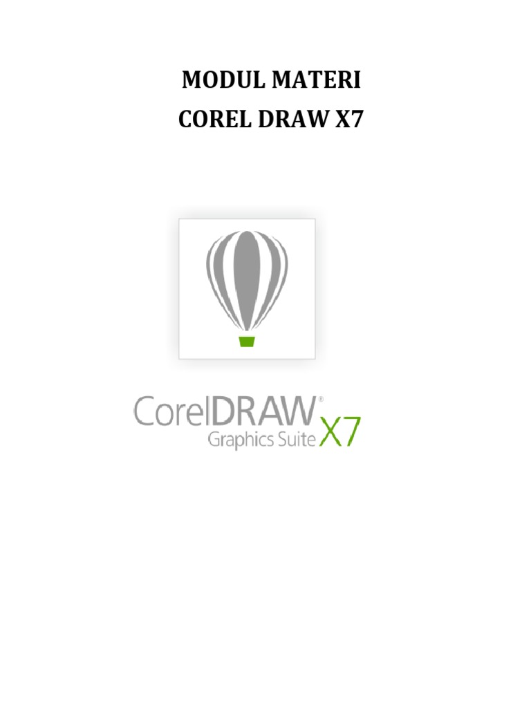 Modul Materi Corel Draw X7 | PDF | Komputer