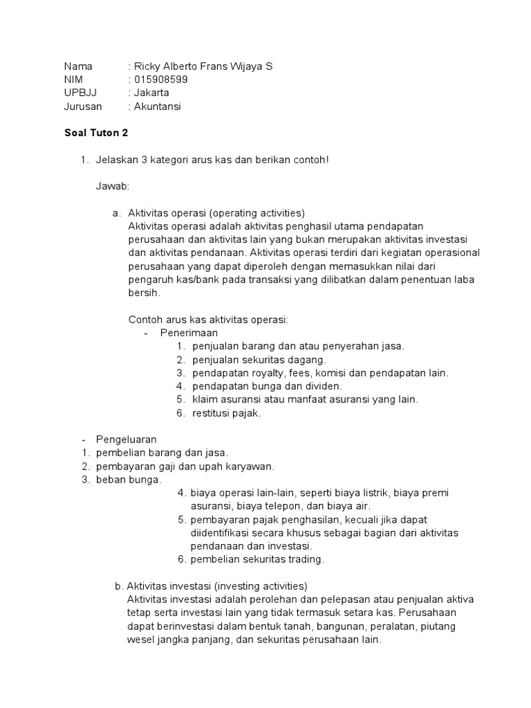 Ricky Alberto Frans Wijaya S - 015908599 - T2 - EKMA 4210 | PDF