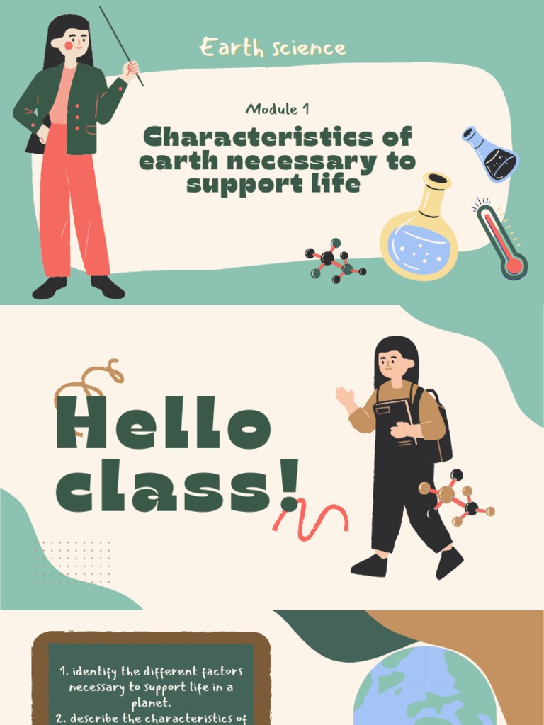 Characteristics of Earth Necessary To Support Life Presentation | PDF ...