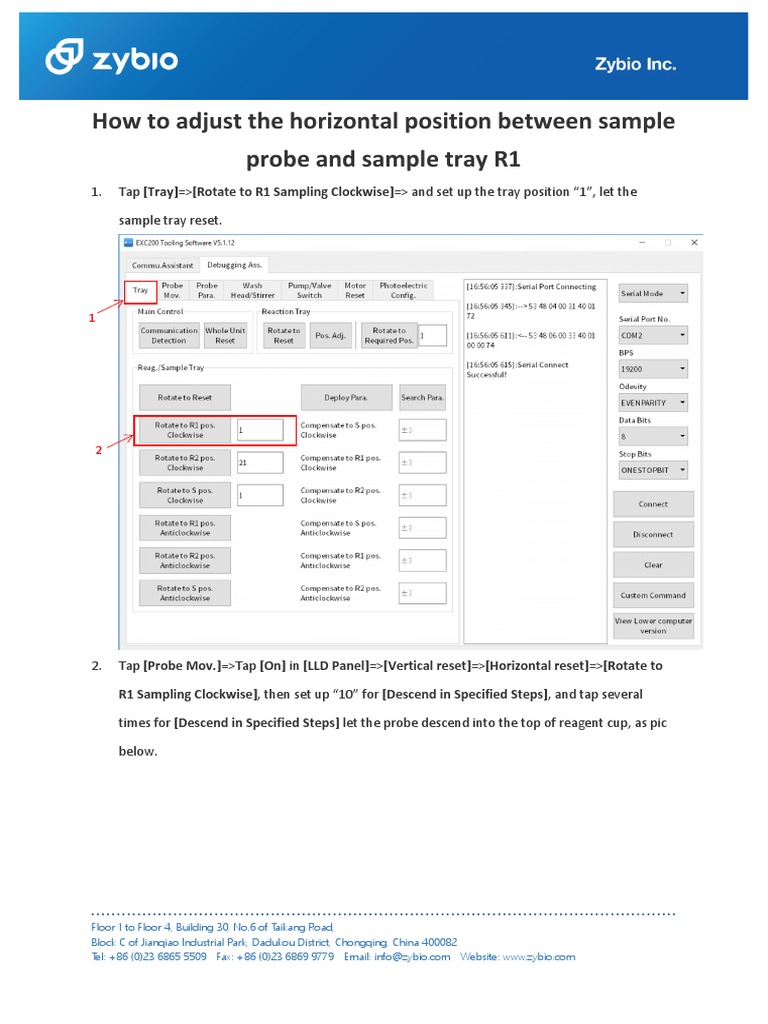 Adjusting Sample Probe Position Guide | PDF | Technology & Engineering
