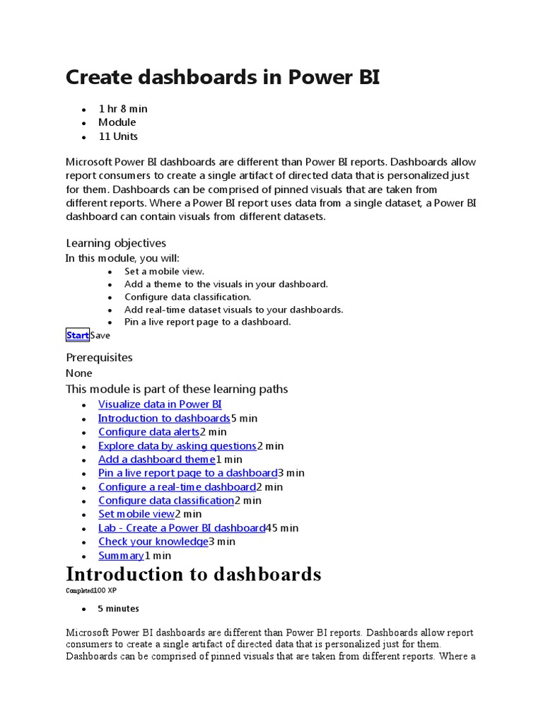 Creating Dashboards in Power BI | PDF | Databases | Icon (Computing)