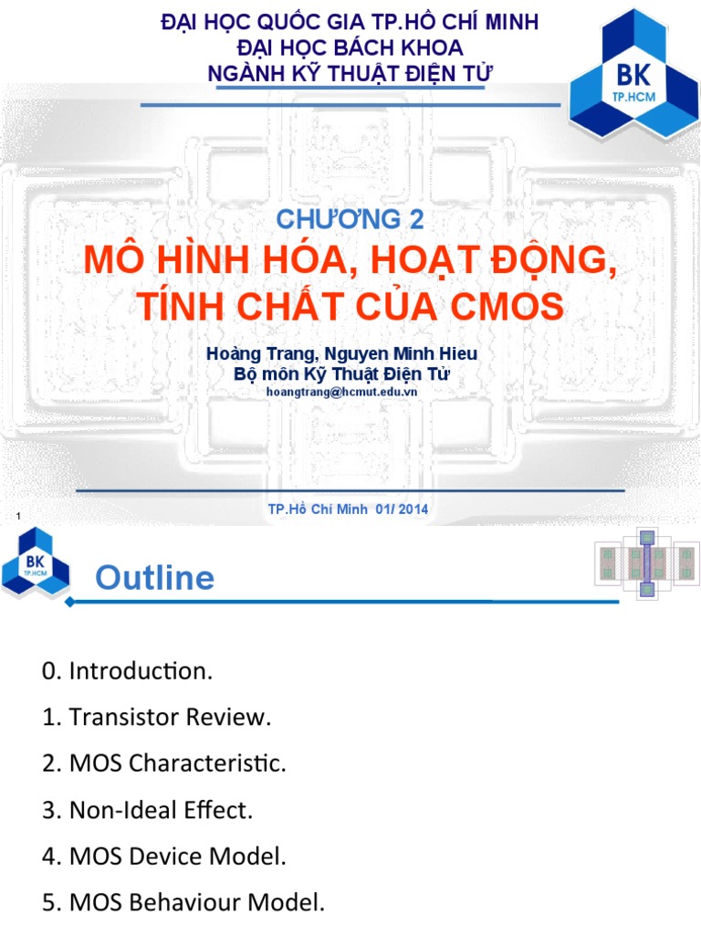 2.chapter2 CMOS Model Behaviour Characteristic | PDF | Mosfet | Cmos