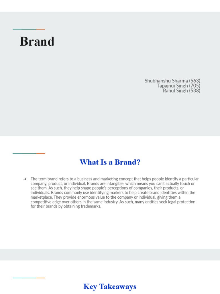 Brand (Marketing | PDF | Brand | Marketing