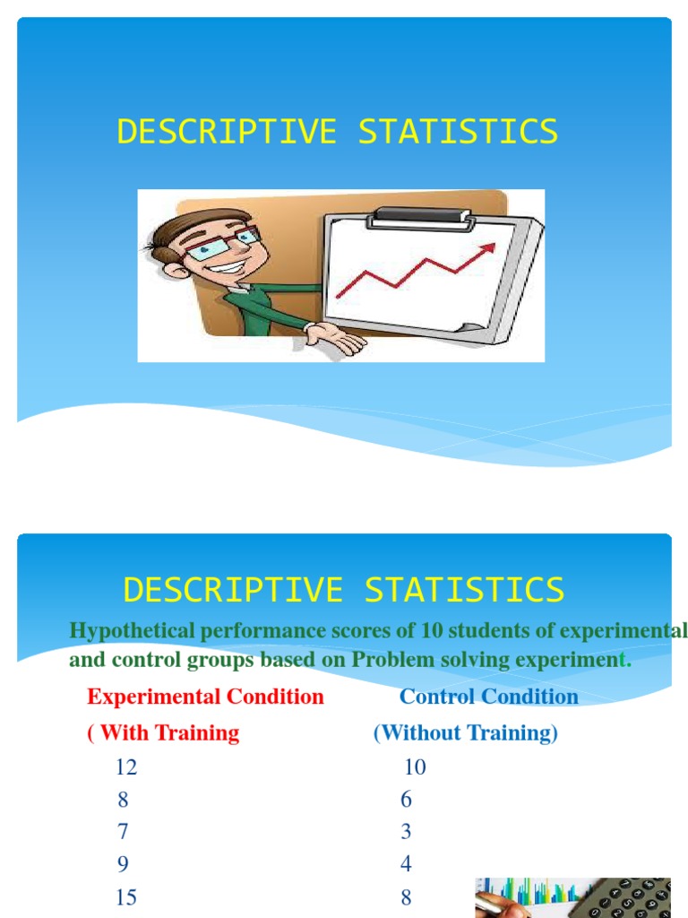 2 Descriptive Statistics Pdf Variance Median