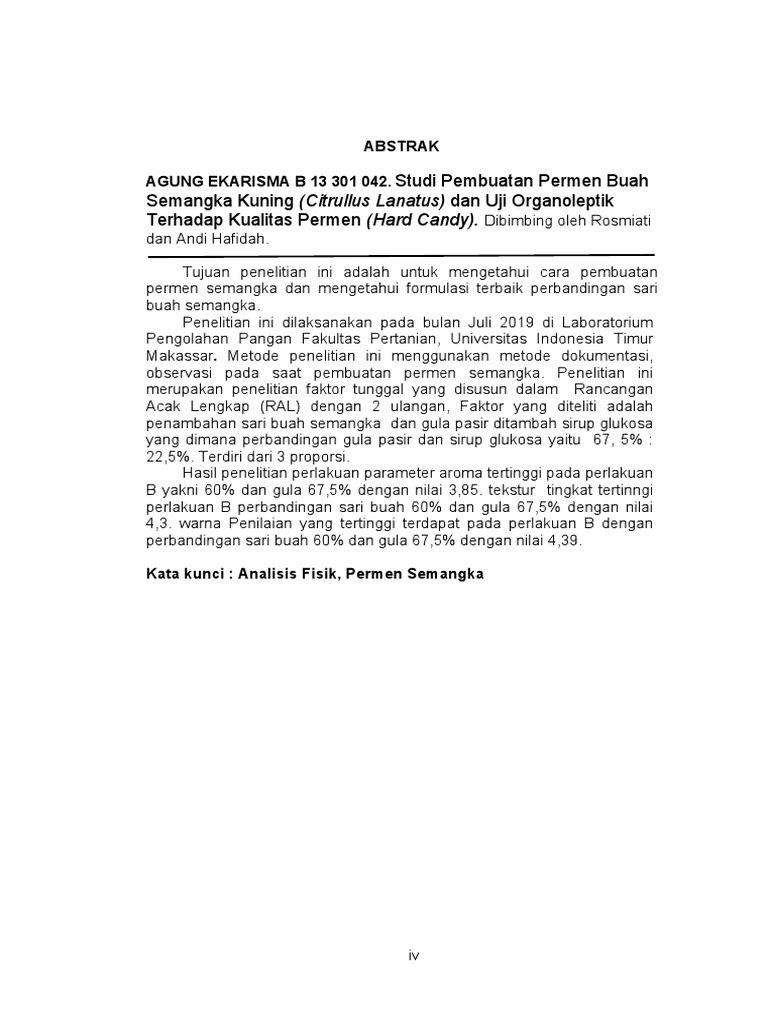 Abstrak Dan Daftar Isi | PDF