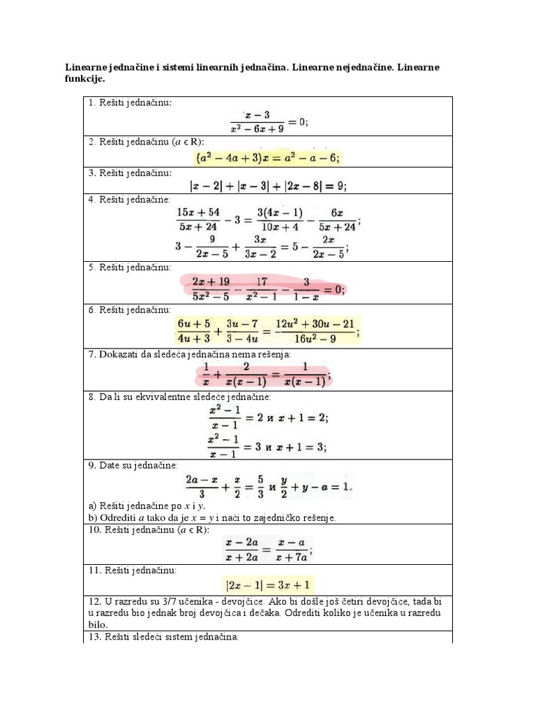 Pripremna Nastava-2 | PDF