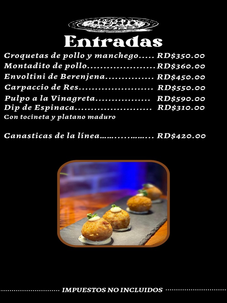 Menu MONARCA | PDF | filete | Carne