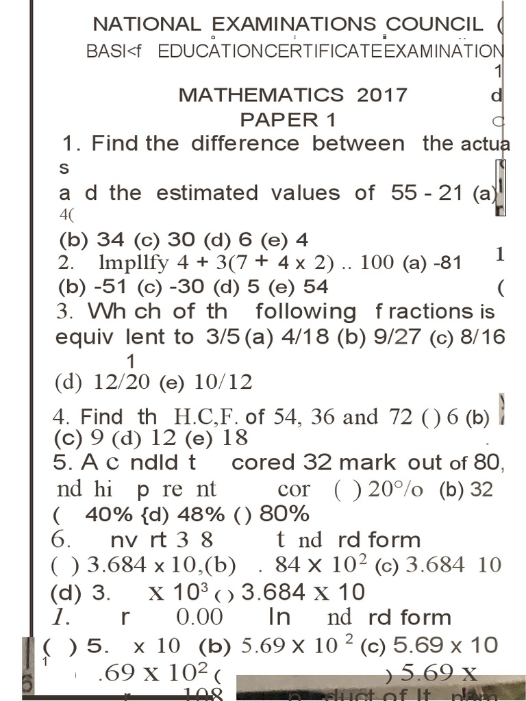 Jsce Past Questions 3 | PDF | Teaching Methods & Materials
