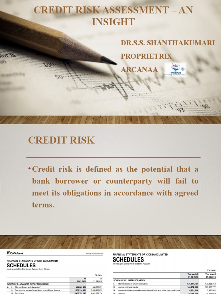 Credit Risk Assessment - An Insight (PSG) | PDF | Credit Risk | Finance ...