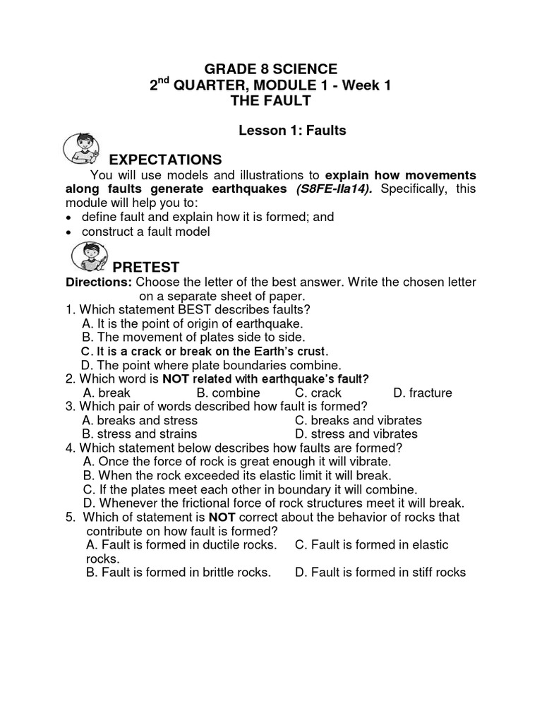 G8 Science Module 1 6 - 2nd-Quarter | PDF | Tropical Cyclones | Earthquakes