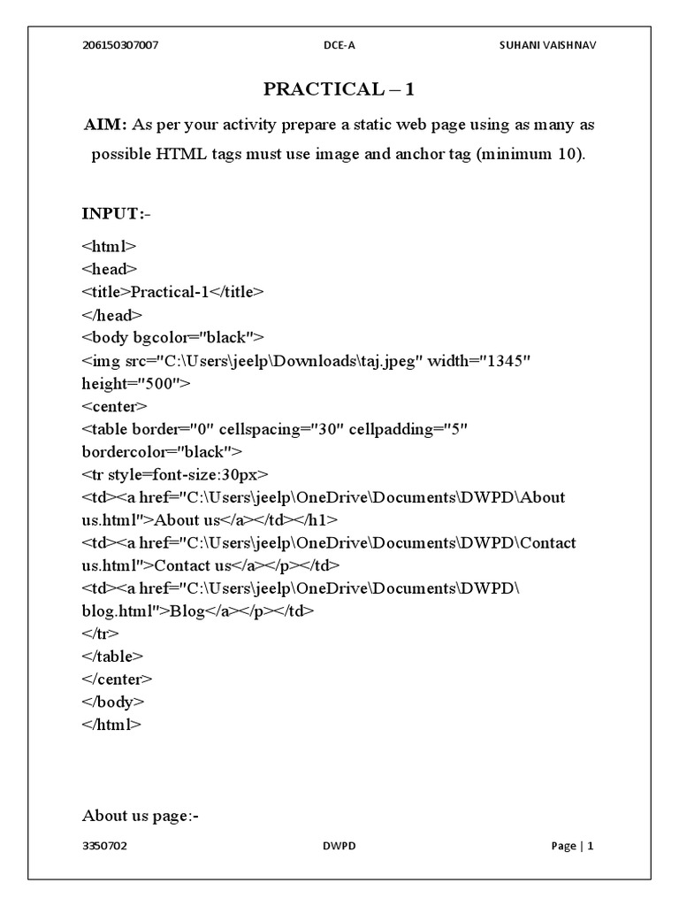 Creating a User-Friendly Hotel Feedback Form with HTML Tags | PDF | Matrix (Mathematics) | Computing