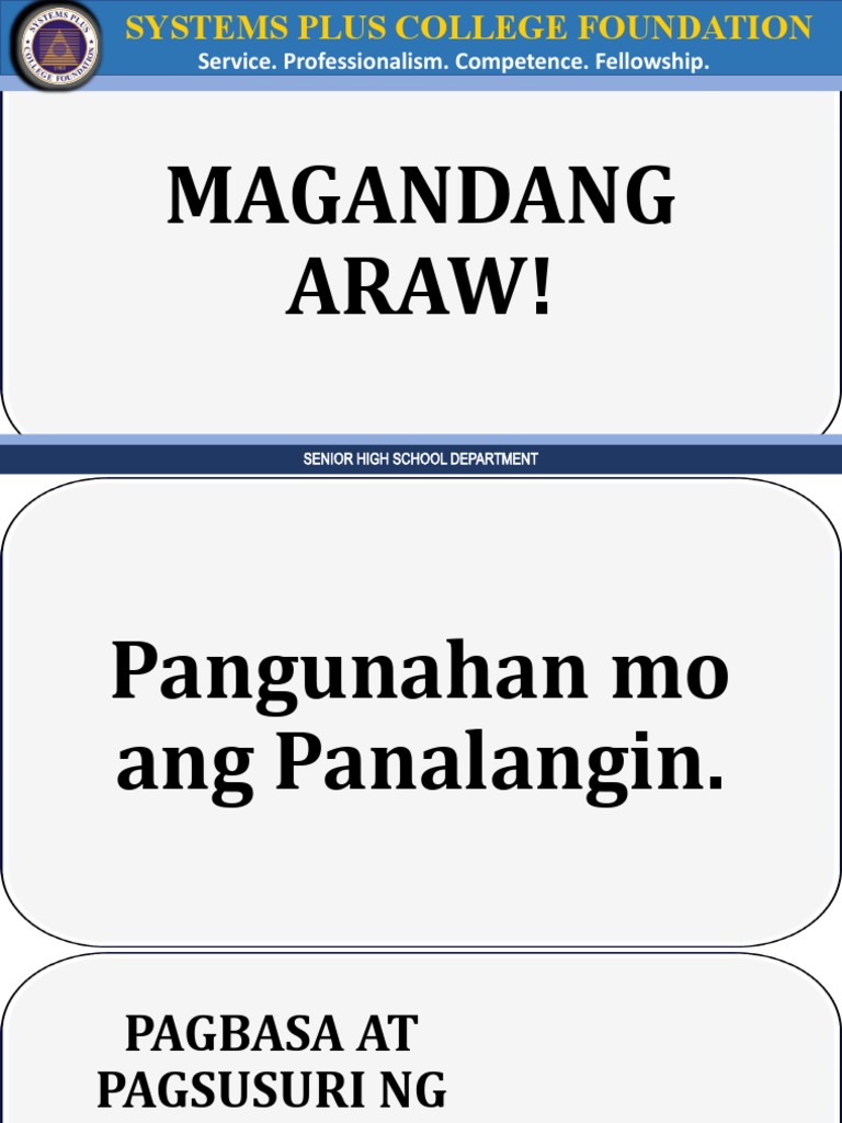 Pagpag Aralin 2 Midterm | PDF