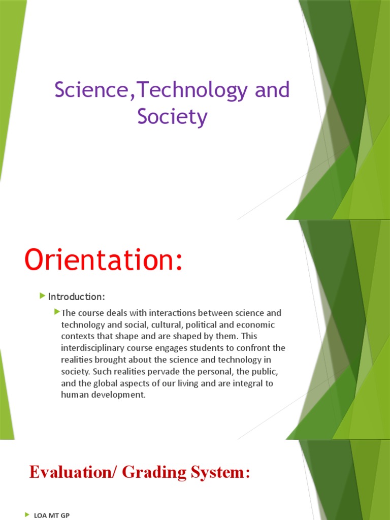 ScienceTechnology and Society Power Point | PDF | Science | Science ...