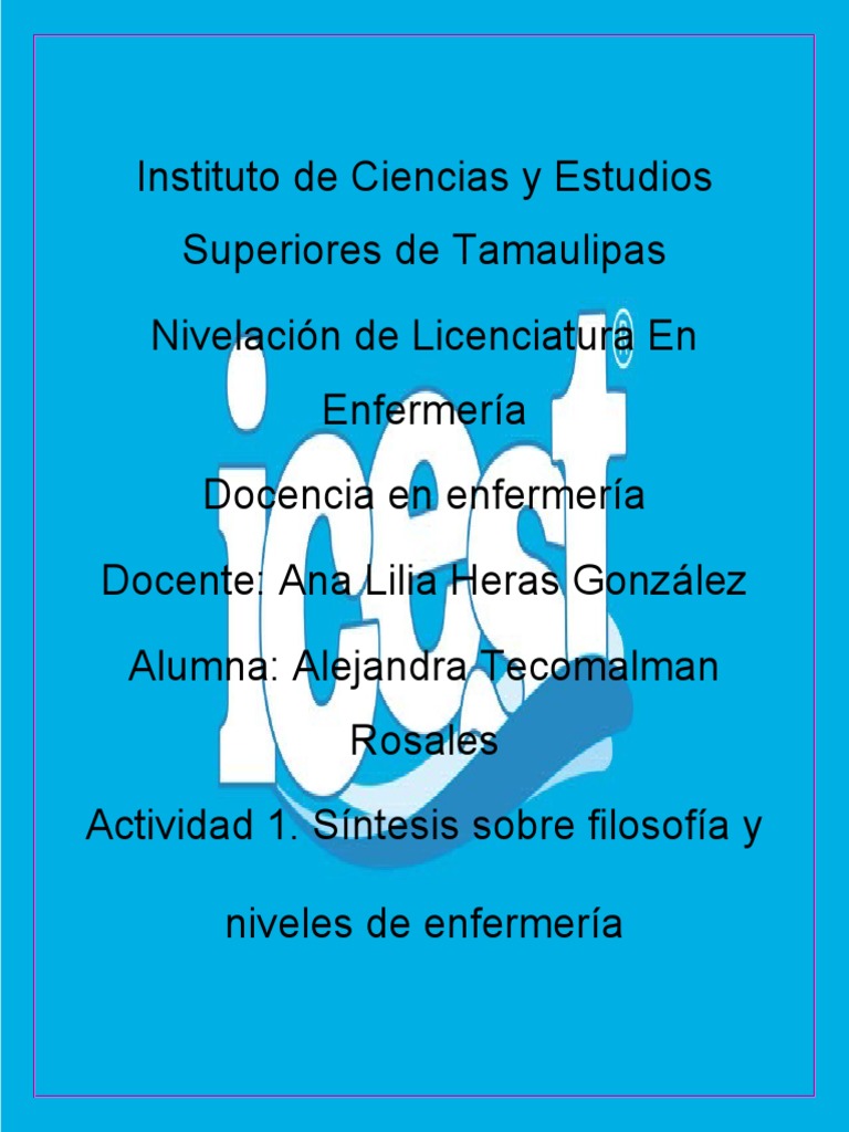 Docencia en Enfermería Alejandra | PDF | Enfermería | Conocimiento