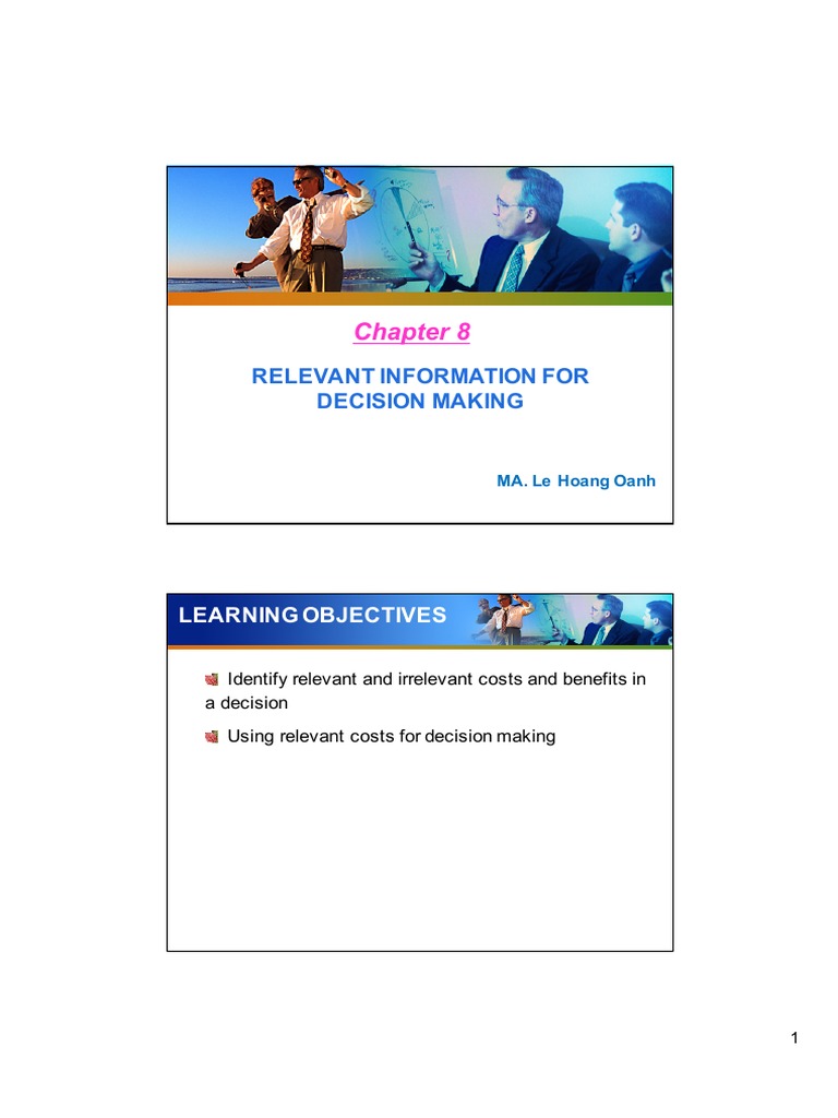 Relevant Cost Analysis for Decision Making | PDF | Cost | Economics