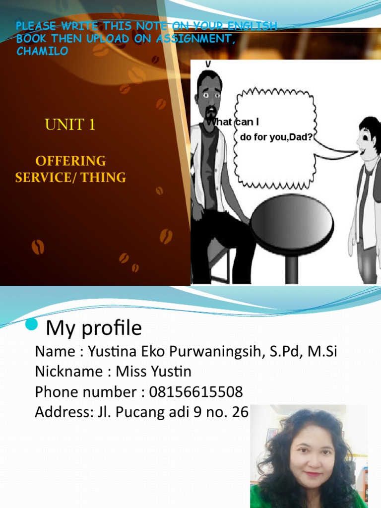 KELAS XII - PPT - UNIT 1 Offering | PDF