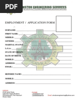 Guarantor's Form for Employment Verification | PDF