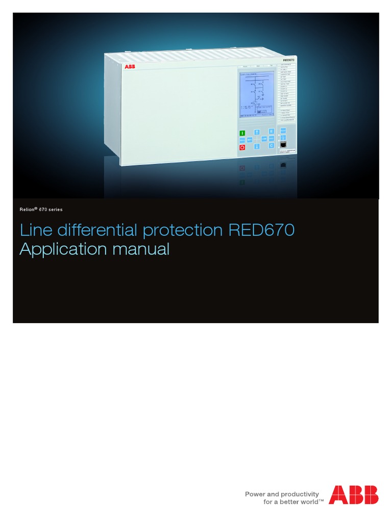 ABB RED 670 Application Manual | PDF | Electromagnetic Compatibility | Parameter (Computer ...