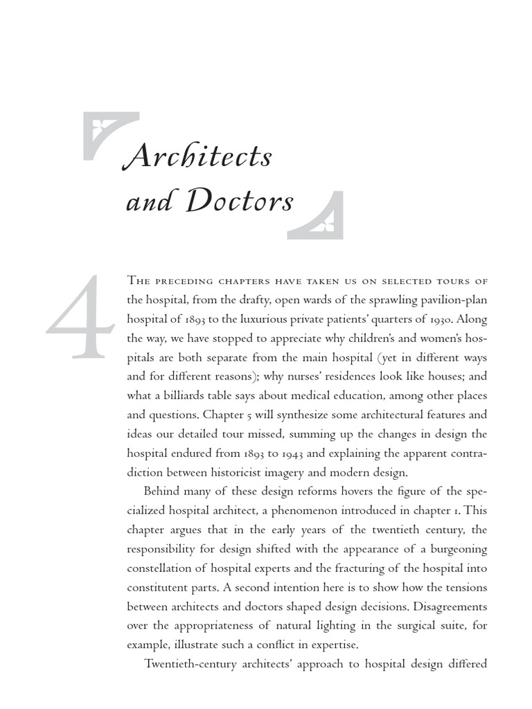 Medicine by Design - The Architect and The Modern Hospital, 1893-1943 ...