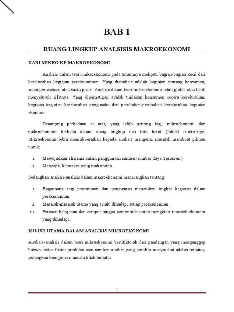 Resume Makroekonomi Widia F Ak J | PDF