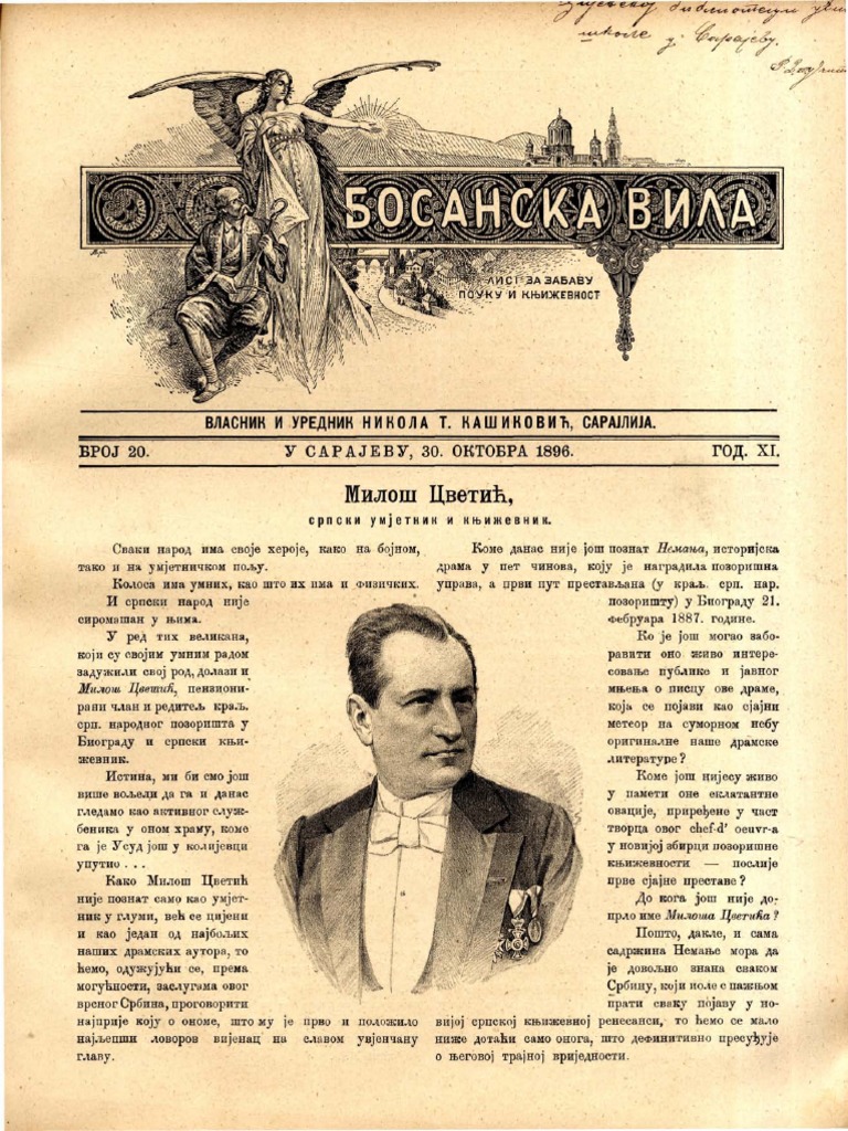 Bosanska Vila 1896, Br. 20 | PDF
