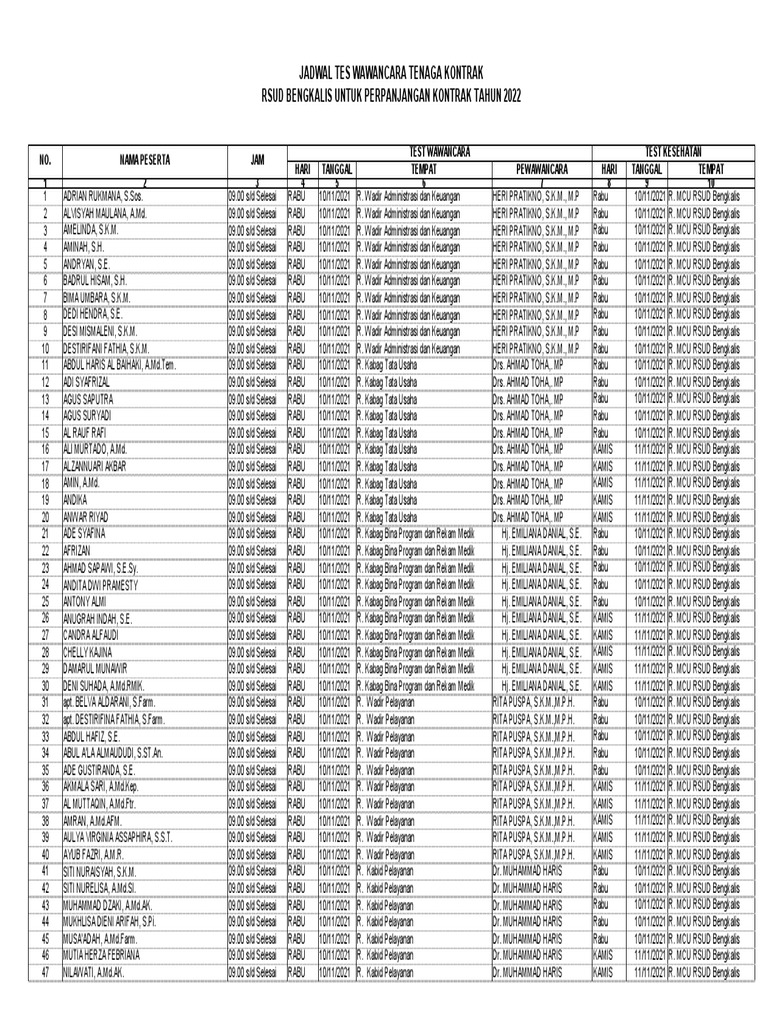 Jadwal Pdf