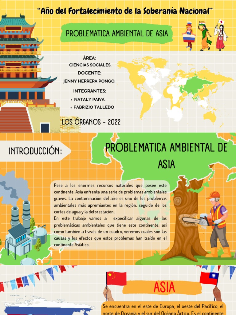 Continente Asia | PDF | Entorno natural | Deforestación