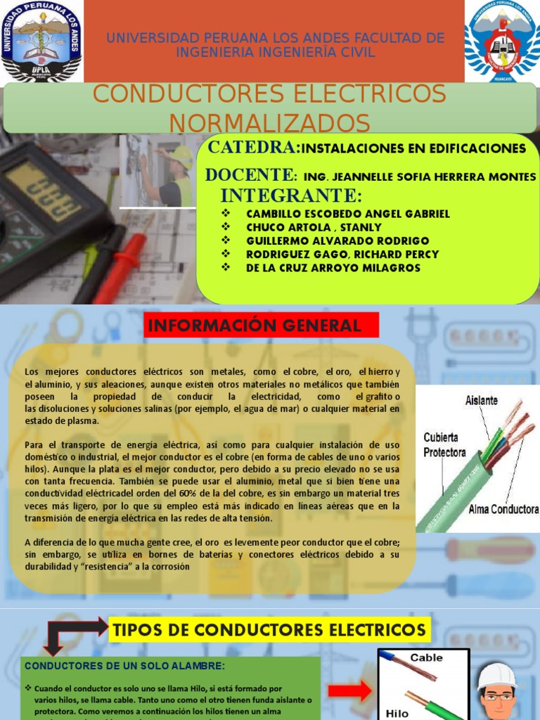 Conductores Electricos Normalizados - Trifásico | Descargar gratis PDF | Corriente eléctrica ...