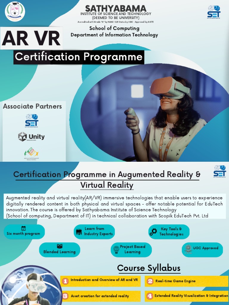 ARVR Brochure | PDF | Augmented Reality | Virtual Reality