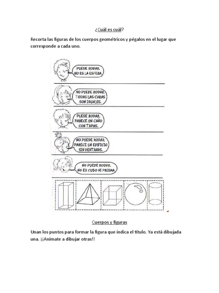 Figuras y Cuerpos Geométricos | PDF