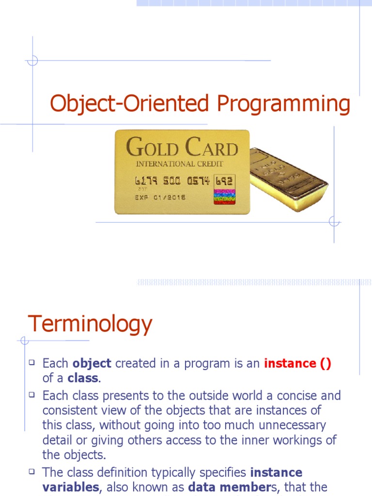 Object-Oriented Programming Guide | PDF | Inheritance (Object Oriented ...