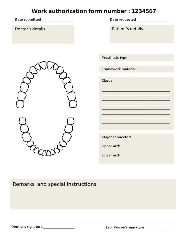 Lab Prescription-Form | PDF