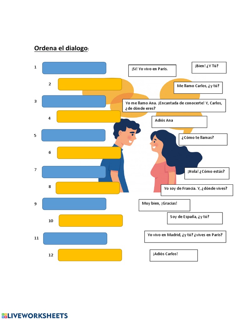 Ordena El Dialogo | PDF