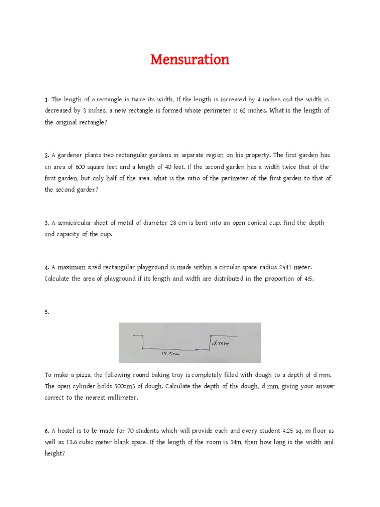 BB AD Math Written | PDF | Sphere | Area