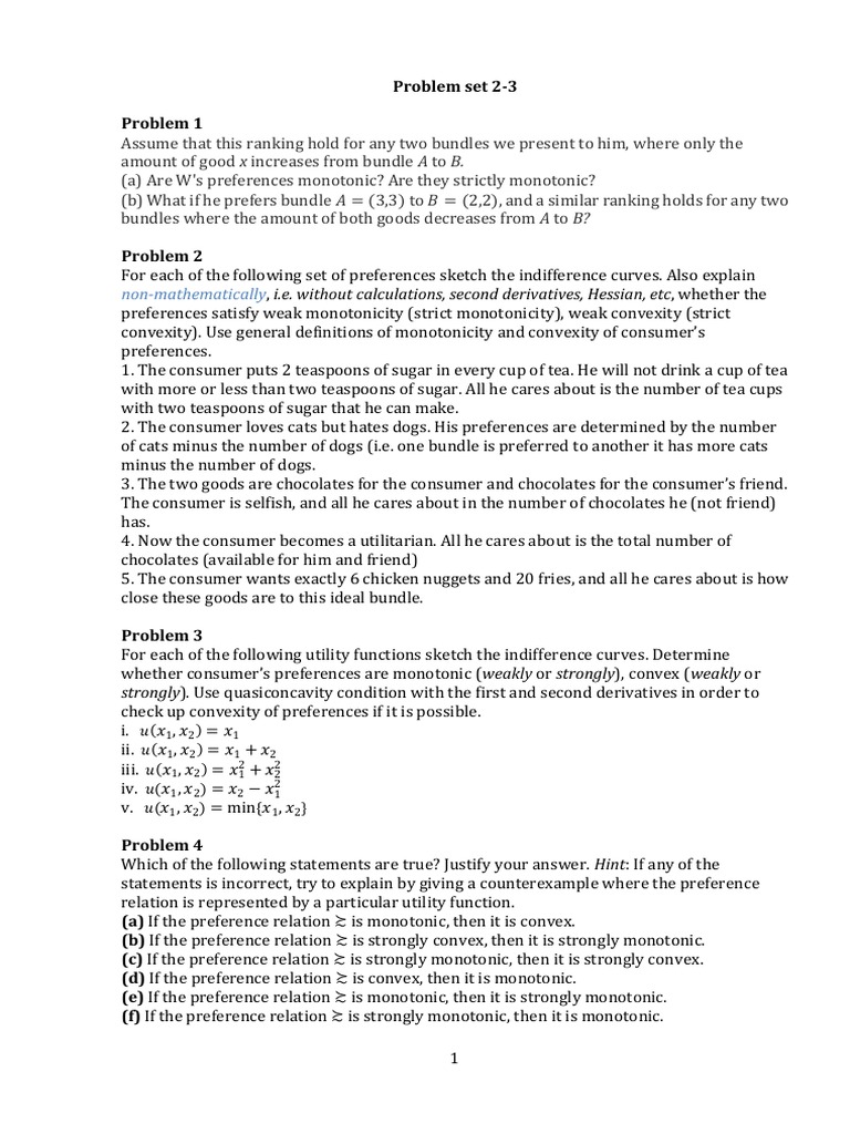 Analysis of Consumer Preferences: Examining Utility Functions, Indifference Curves, and ...