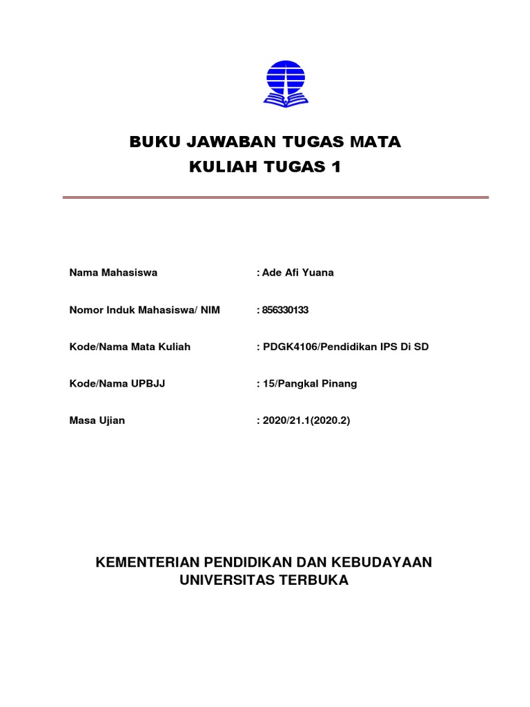 Ade TMK Tugas 1 Pend Ips Di SD | PDF