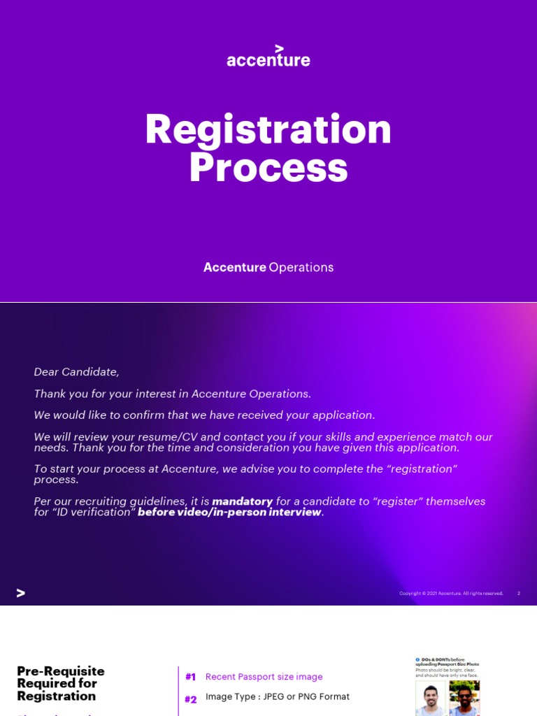 Guide For Registration Process | PDF | Laptop | Computing