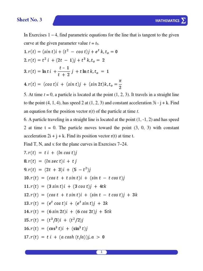 Sheet 3 | PDF | Acceleration | Motion (Physics)