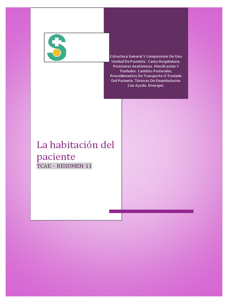 Unidad Del Paciente | PDF | Colchón | Hospital