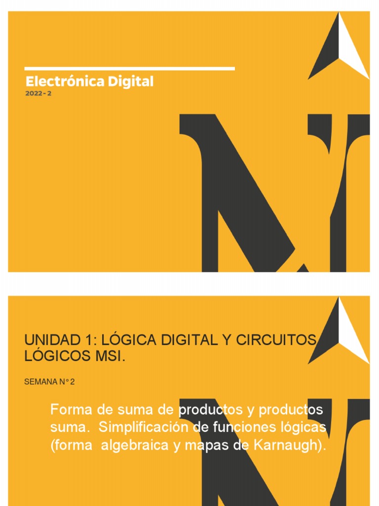 Simplificación de Funciones Lógicas | PDF | Puerta lógica | Lógica ...