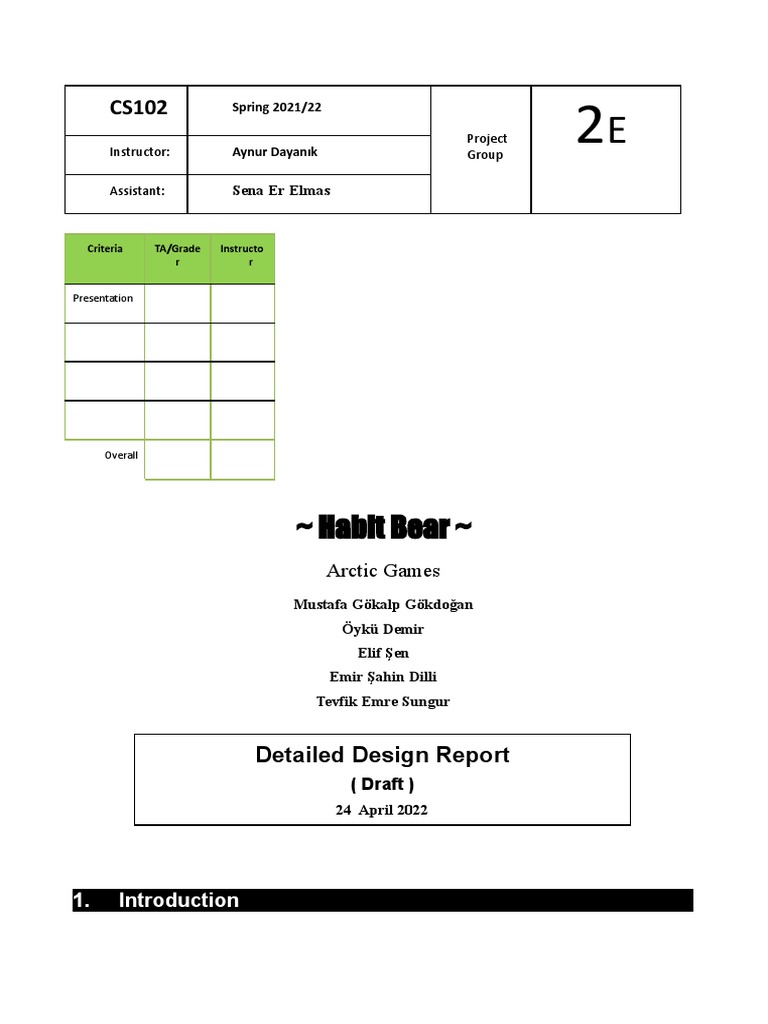 Detailed Design Report.docx | PDF | Android (Operating System) | Mobile App