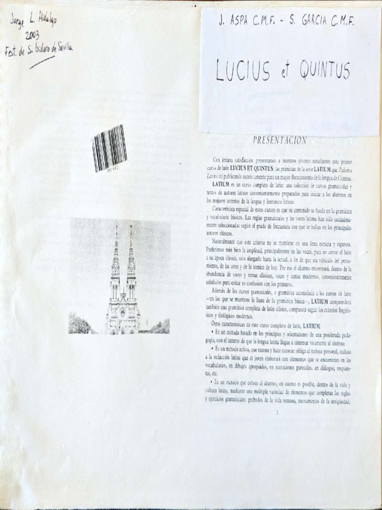 Lucius Et Quintus - Curso Latín | PDF