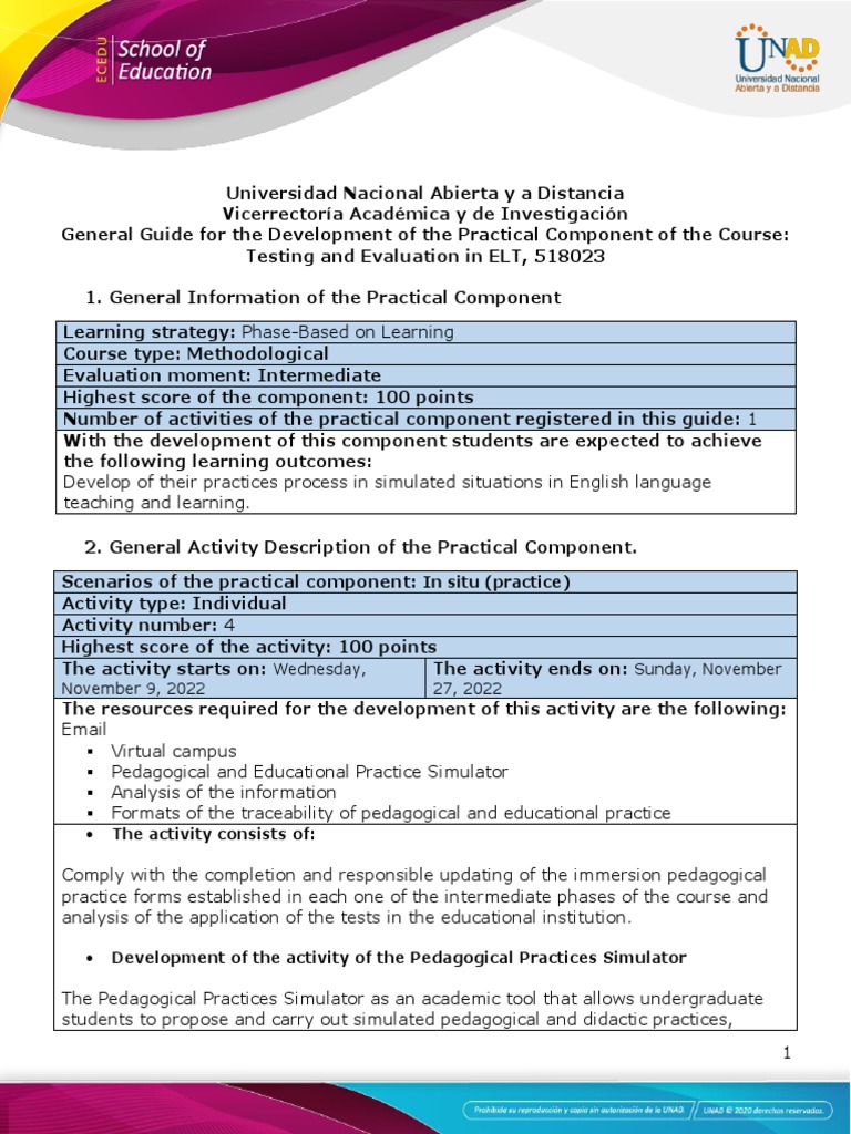 Practice Development Guide and Evaluation Rubric - Unit 3 - Phase 4 ... Practice Development Guide and Evaluation Rubric - Unit 3 - Phase 4 ...