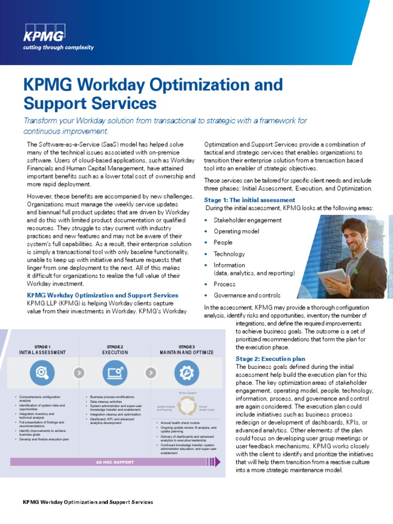 KPMG Workday Optimization Support | PDF | Business | Information Technology KPMG Workday Optimization Support | PDF | Business | Information Technology