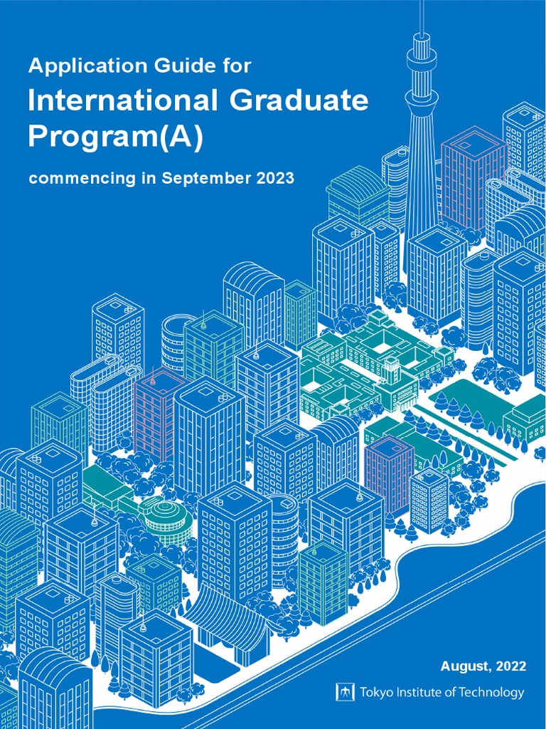 Tokyo Institute of Technology Application Guide Igp A 202309 | PDF ...