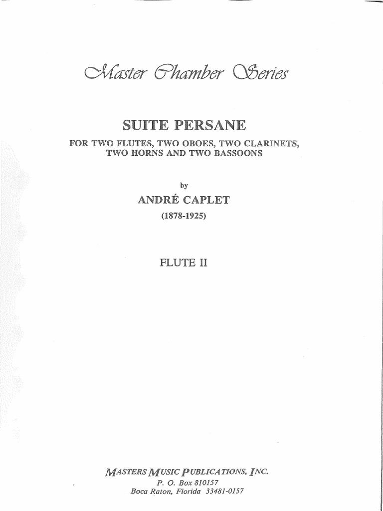 Flute 2 | PDF | Performing Arts | Musical Notation