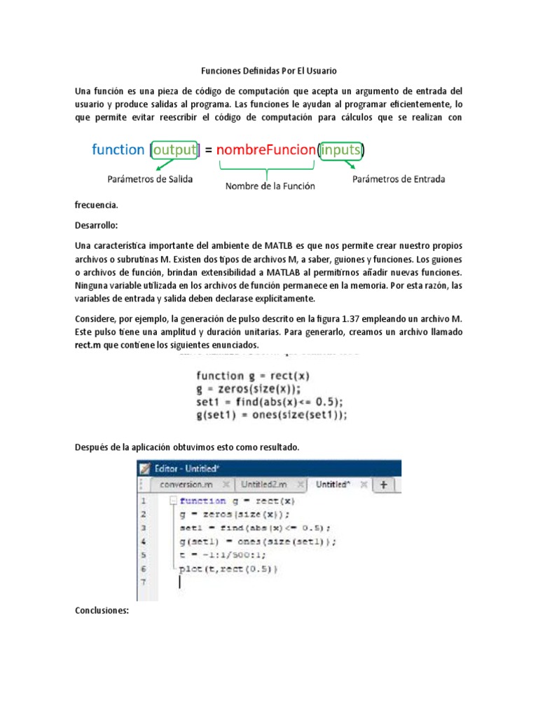 Funciones Definidas Por El Usuario | PDF