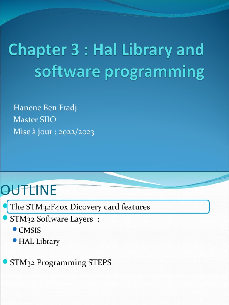 CH3 - STM32 Softwareprogramming | PDF | Information Age | Software
